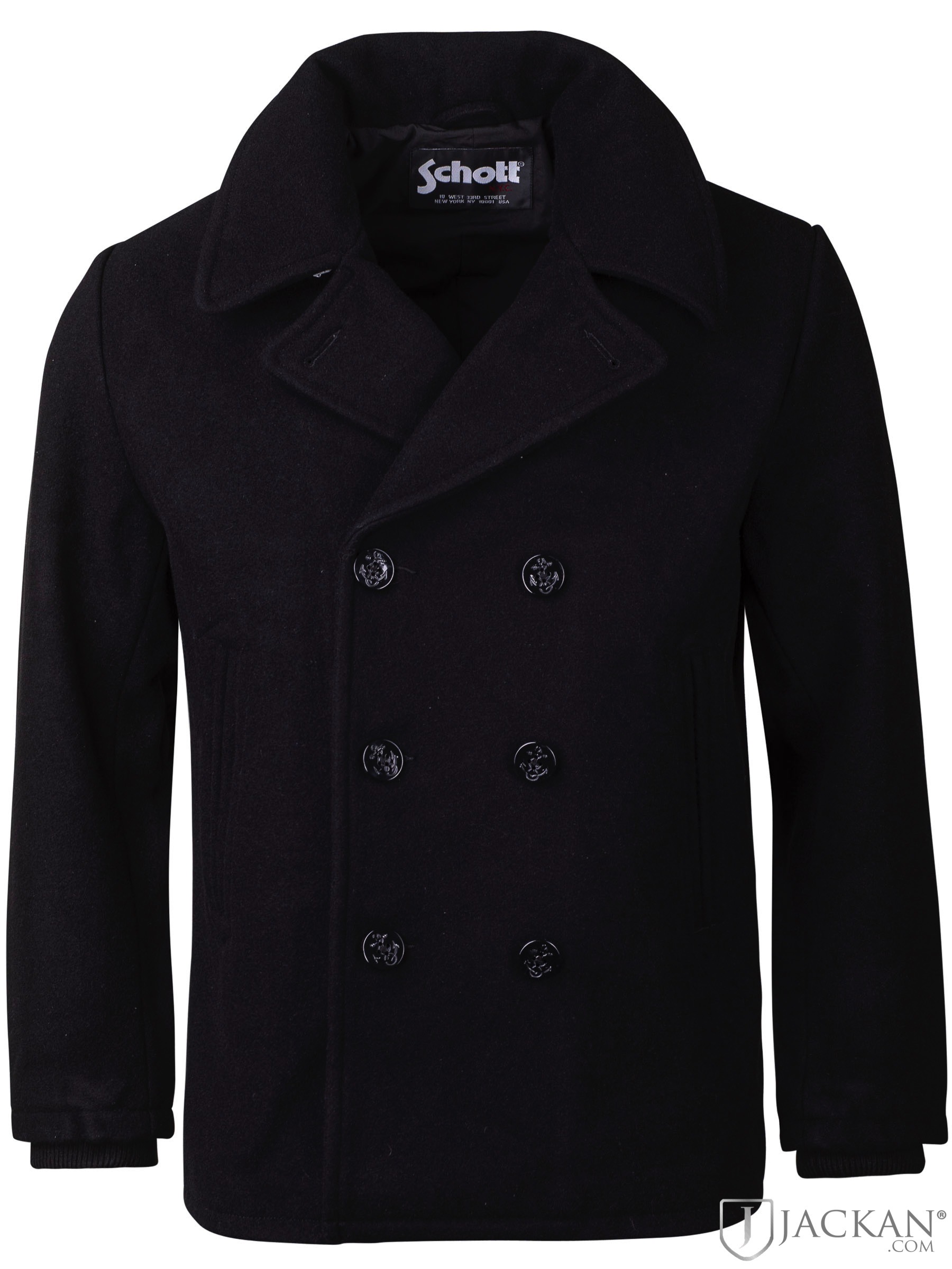 Seacoat jacka i svart från Superdry | Jackan.com